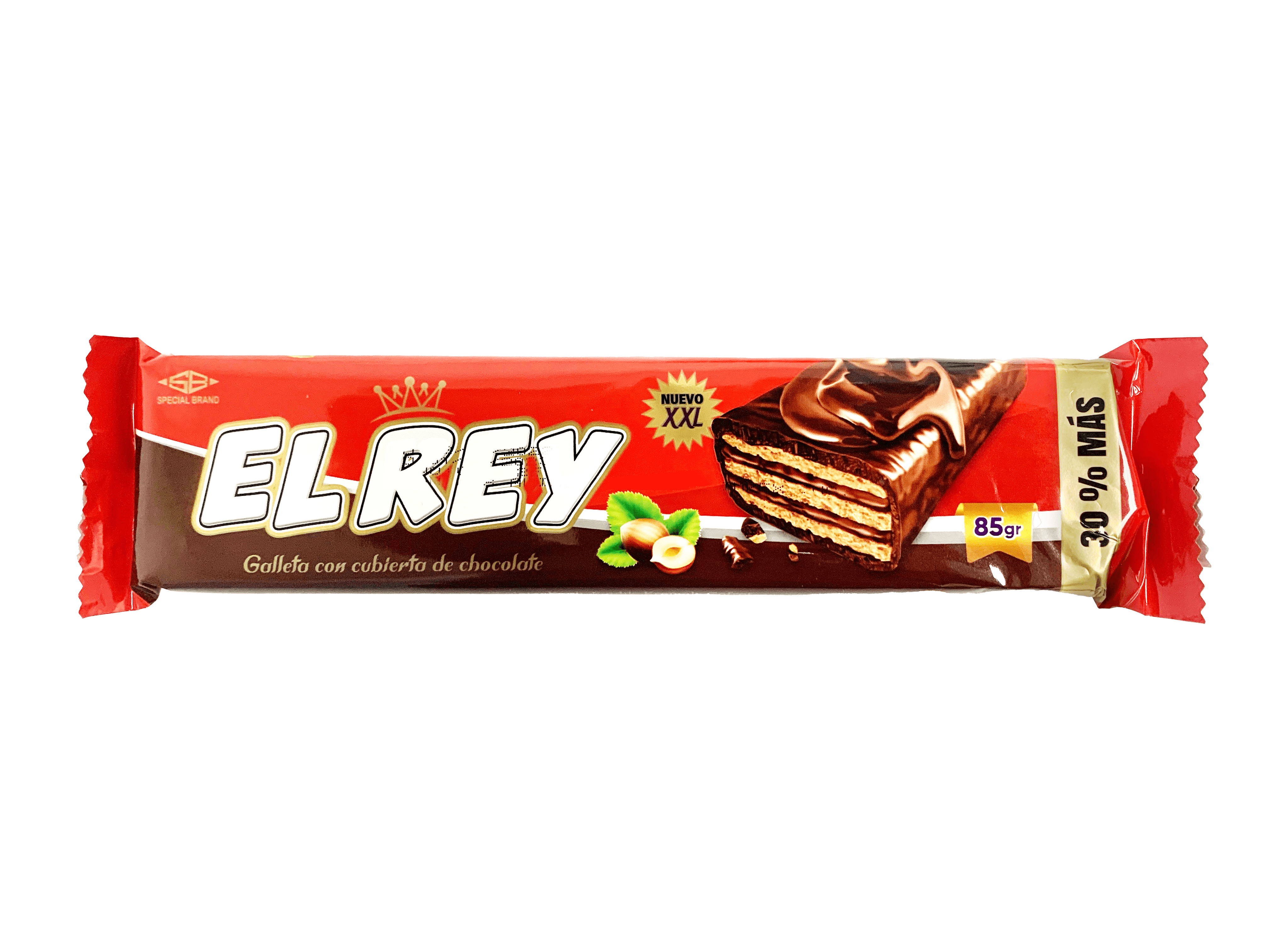 COOKIES AND SWEETS :: WAFER EL REY 24X85G - HAZELNUT